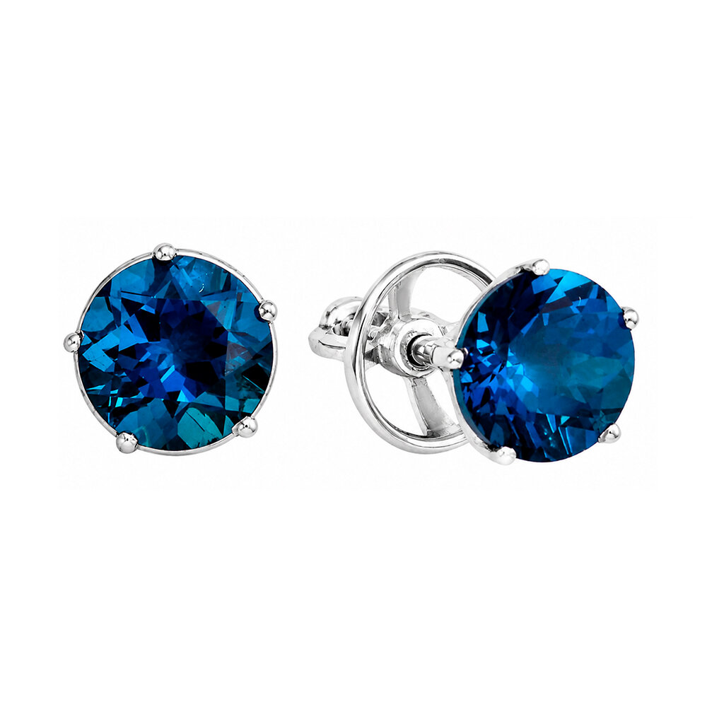 серьги из серебра