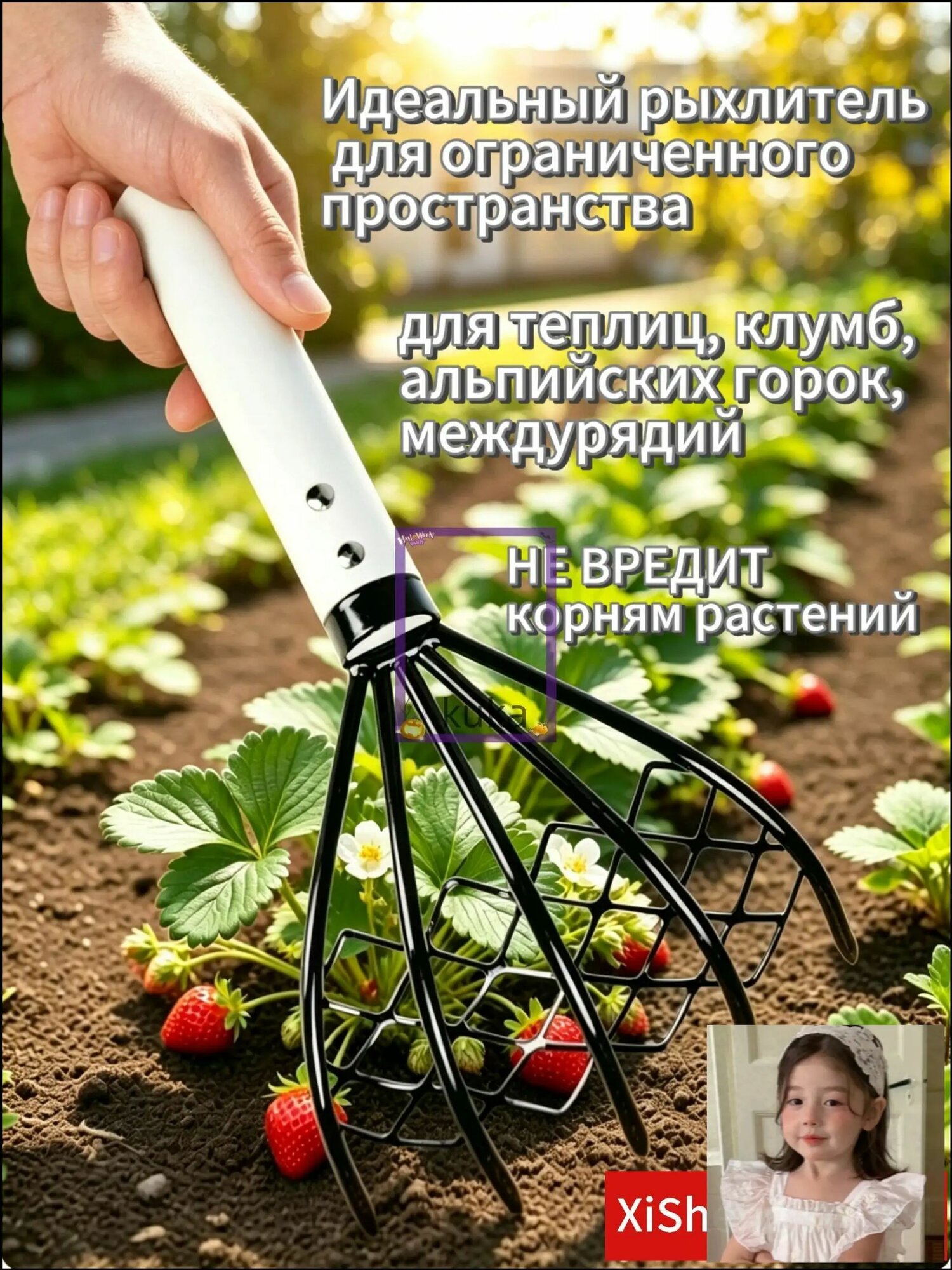 Рыхлитель , Веерные, Сталь, 12.5 см