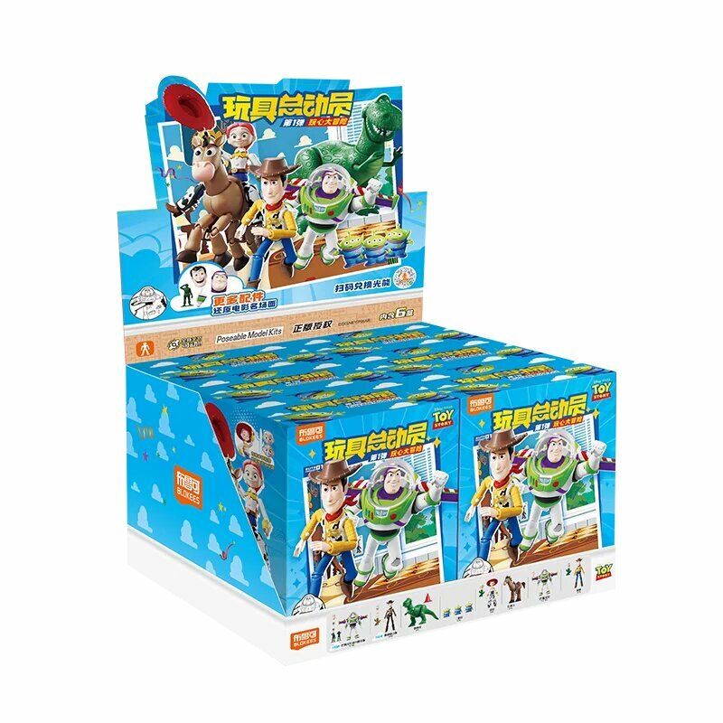 Фигурки Blokees Disney Pixar — Вуди, Базз Лайтер, Джесси Vol.1-6PCS
