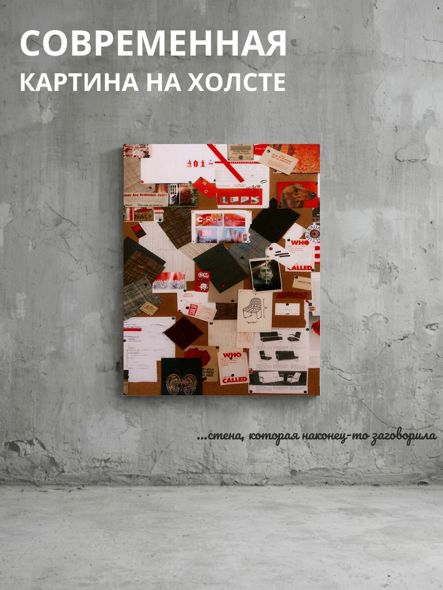 Картина на холсте Современный арт 40x60 см