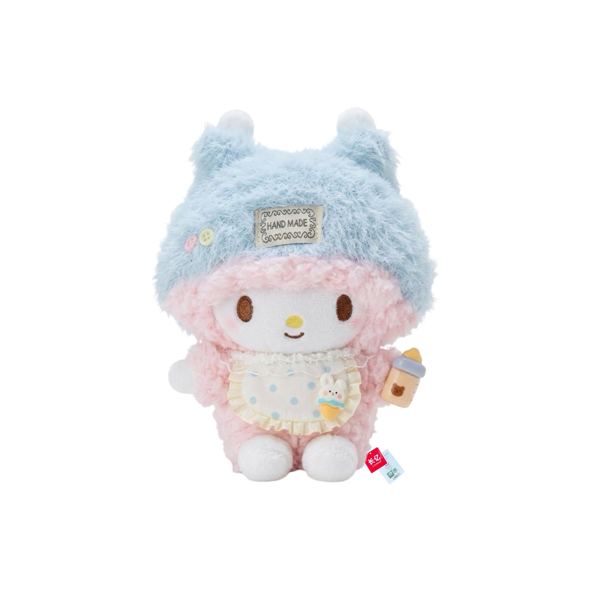 E Strong X Sanrio Piano Овца Мягкие брелоки-игрушки длина корпуса 15 см