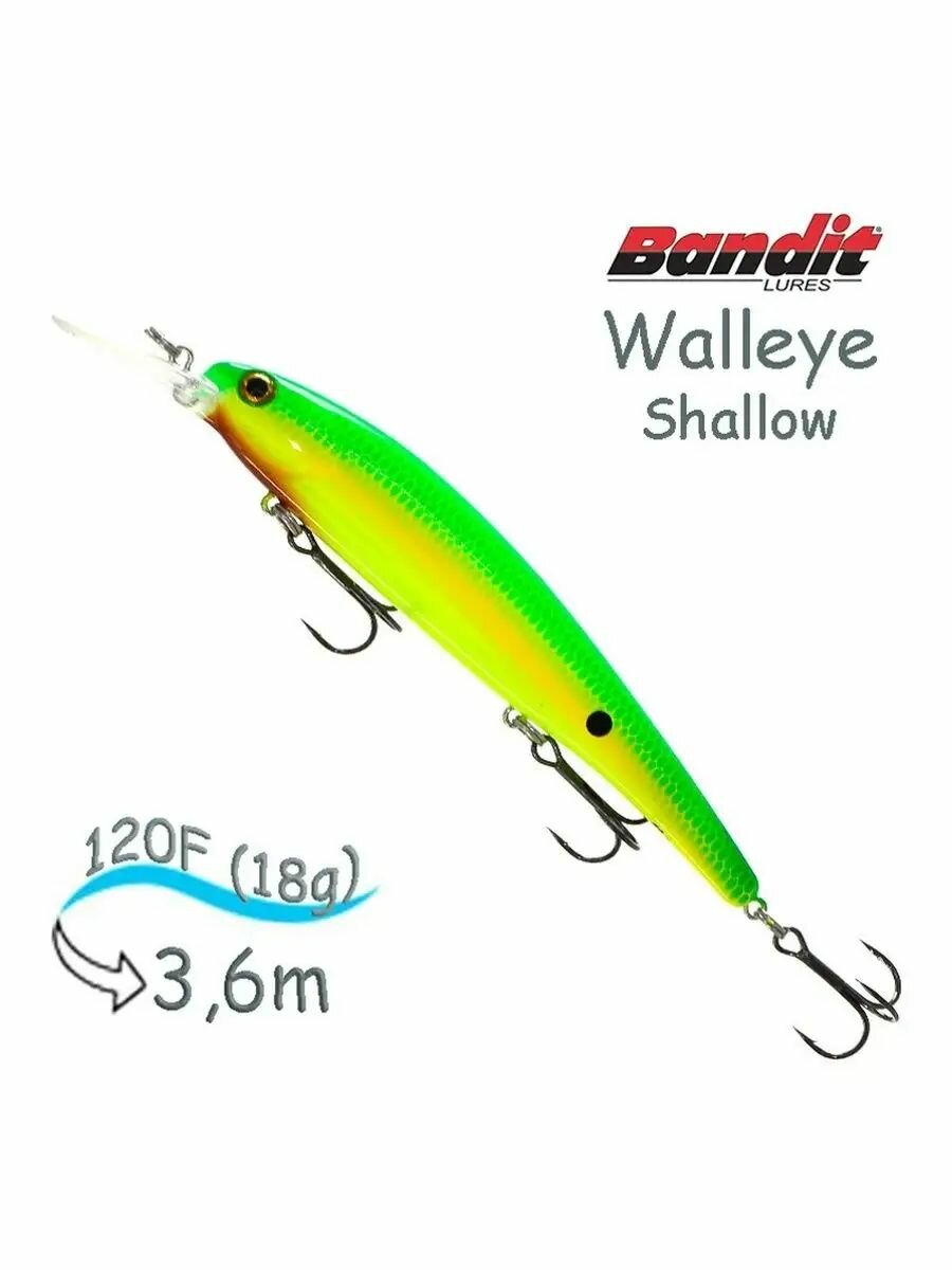 Воблер BANDIT SHALLOW WALLEYE # D02