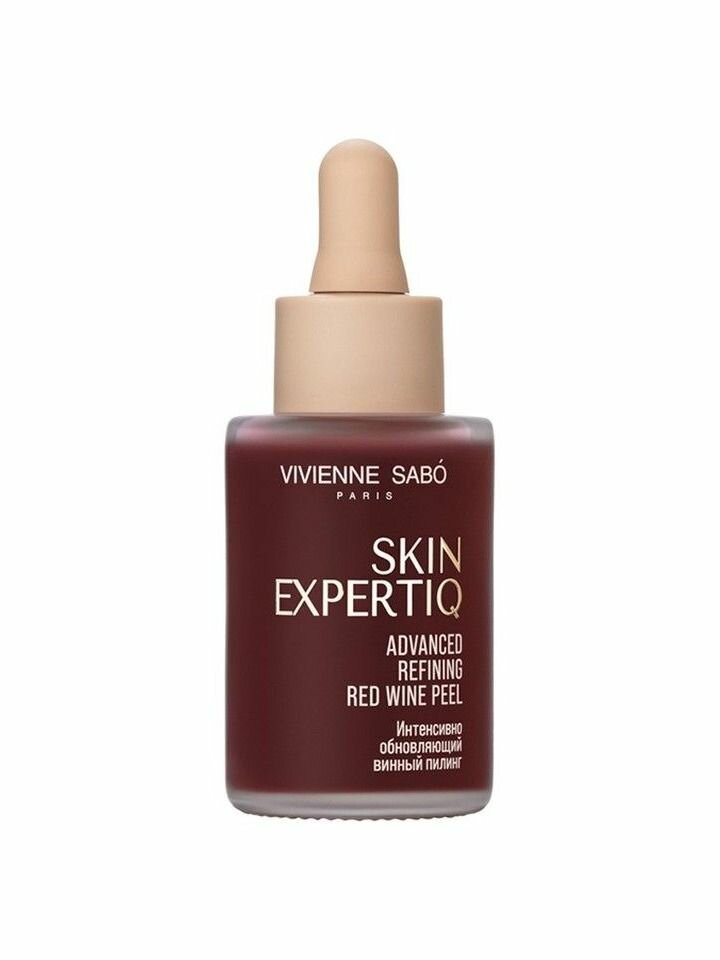 Пилинг для лица VIVIENNE SABO SKIN EXPERTIQ винный интенсивно обновляющий (для всех типов кожи) 33 мл