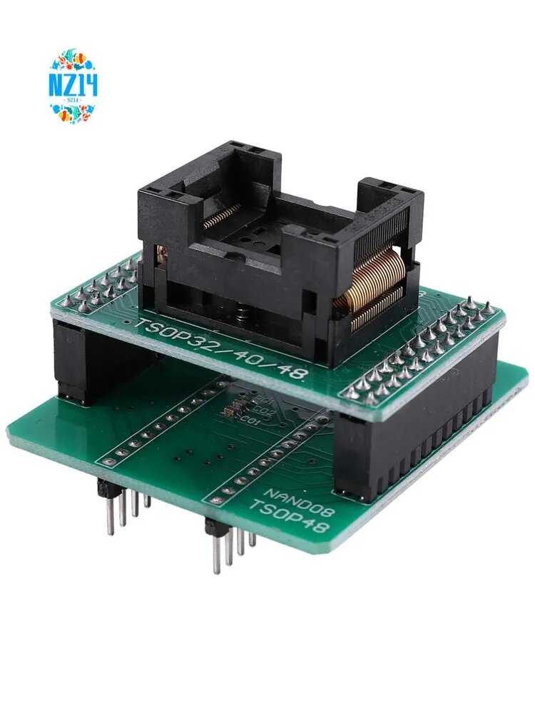 (T O Q G) Адаптер Andk Tsop48 Nand только совместим с Minipro Tl866Ii Plus, программатор чипов Flash Tsop48, гнездо адаптера