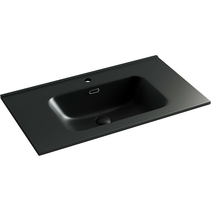 Раковина прямоугольная в ванную комнату Ceramicanova Element 80 CN7005MB