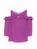 Блуза PennyBlack Ruffled cold-shoulder blouse, размер 42