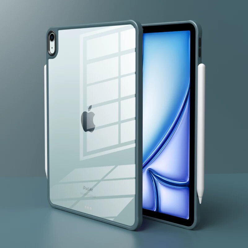 Чехол для iPad Pro 2020-2022 12.9 дюймов Силиконовый Защитный Зеленый