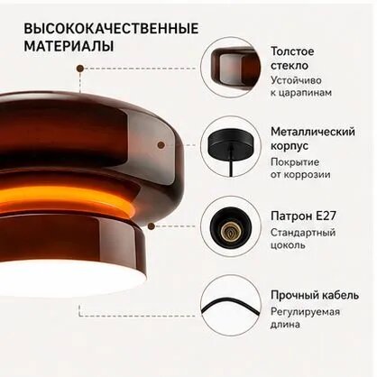 Люстра, LED — фото 1