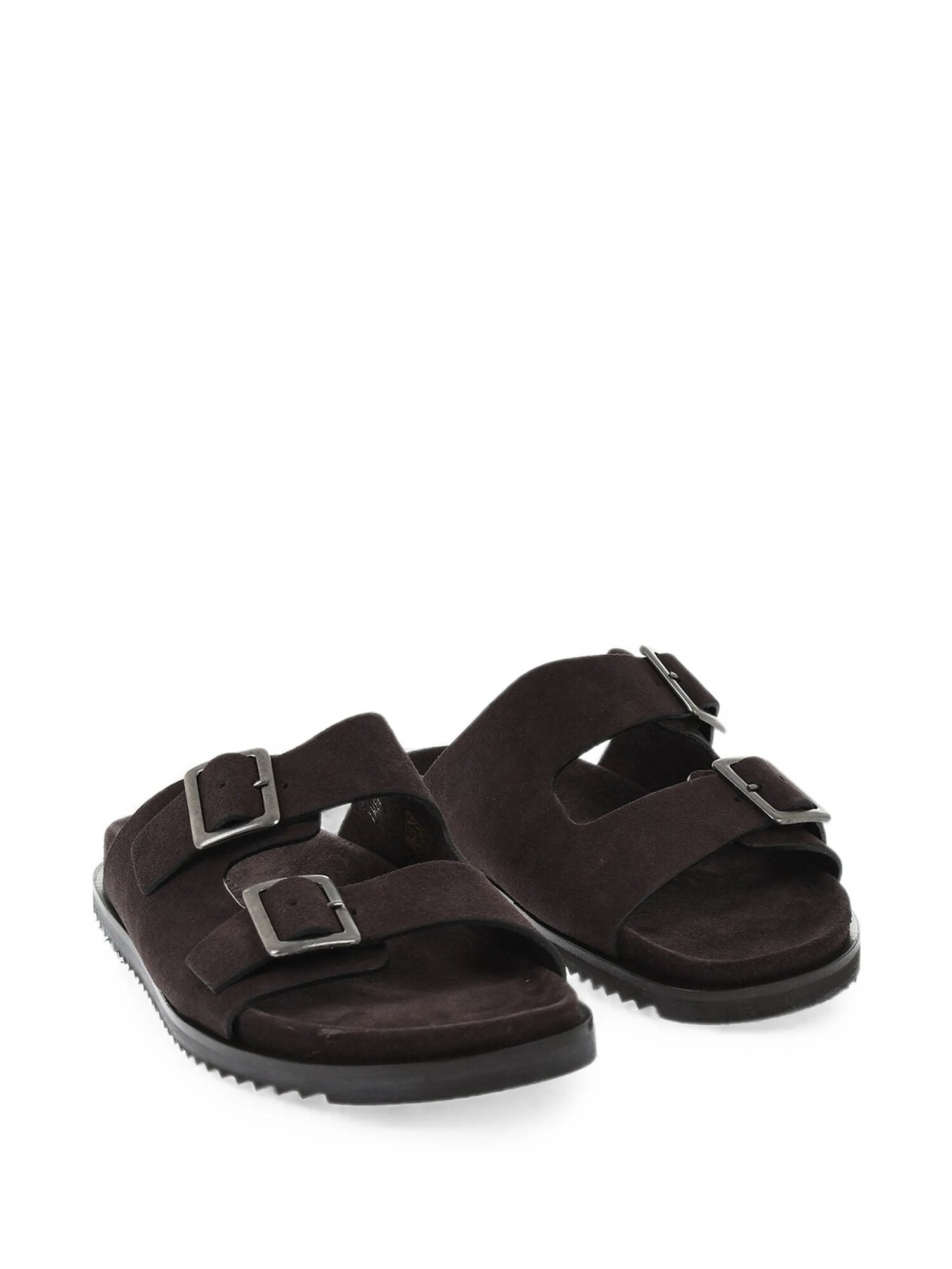 Сандалии Corneliani Buckle-fastening suede sandals, размер 7 — фото 1