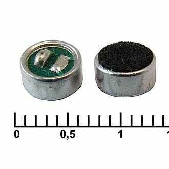 Микрофон электретный HMO0603B-60 JLW 6x3.5, 3 до 10В, -40dB