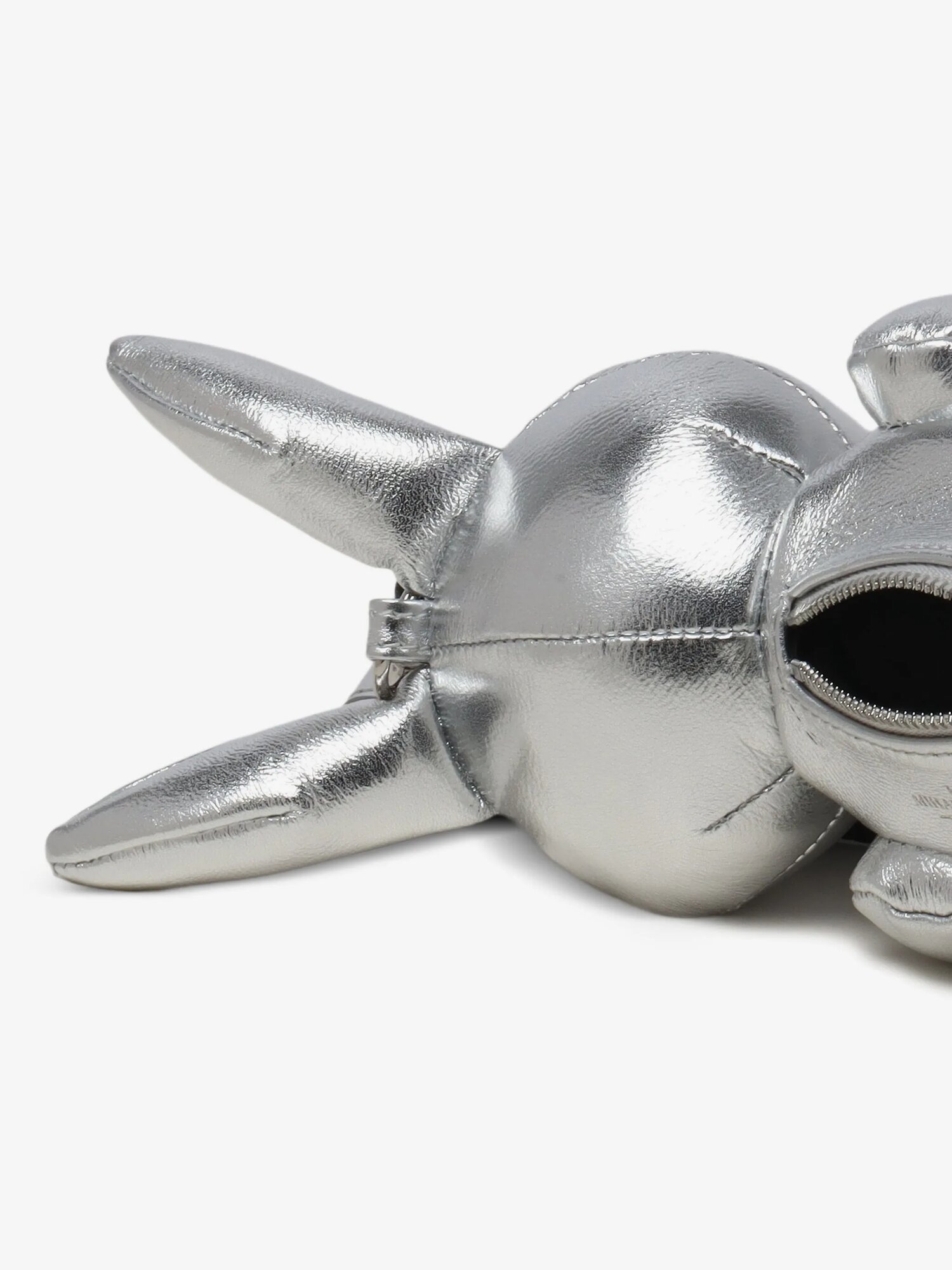Сумка MAISON MIHARA YASUHIRO Rabbit, серебристый/красный — фото 1