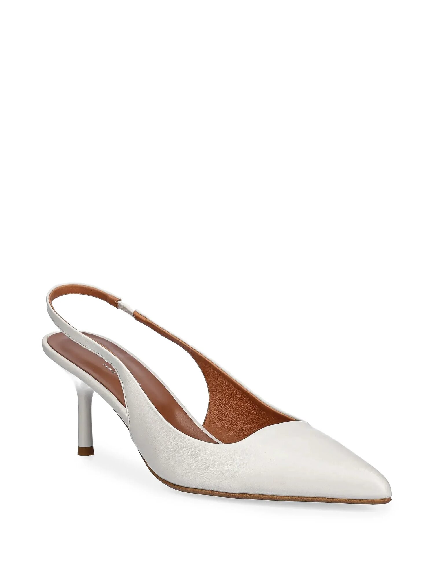 Туфли  Diamantine pointed-toe slingback pumps, размер 41, бежевый/белый — фото 1