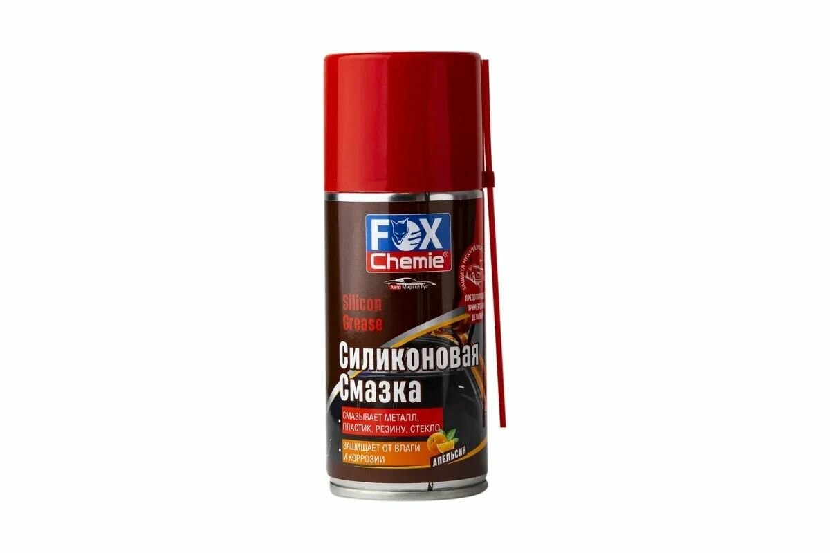 FOX CHEMIE Силиконовая смазка, с ароматом апельсина, 210 мл
