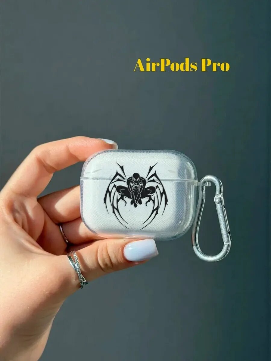Чехол на AirPods Pro человек паук