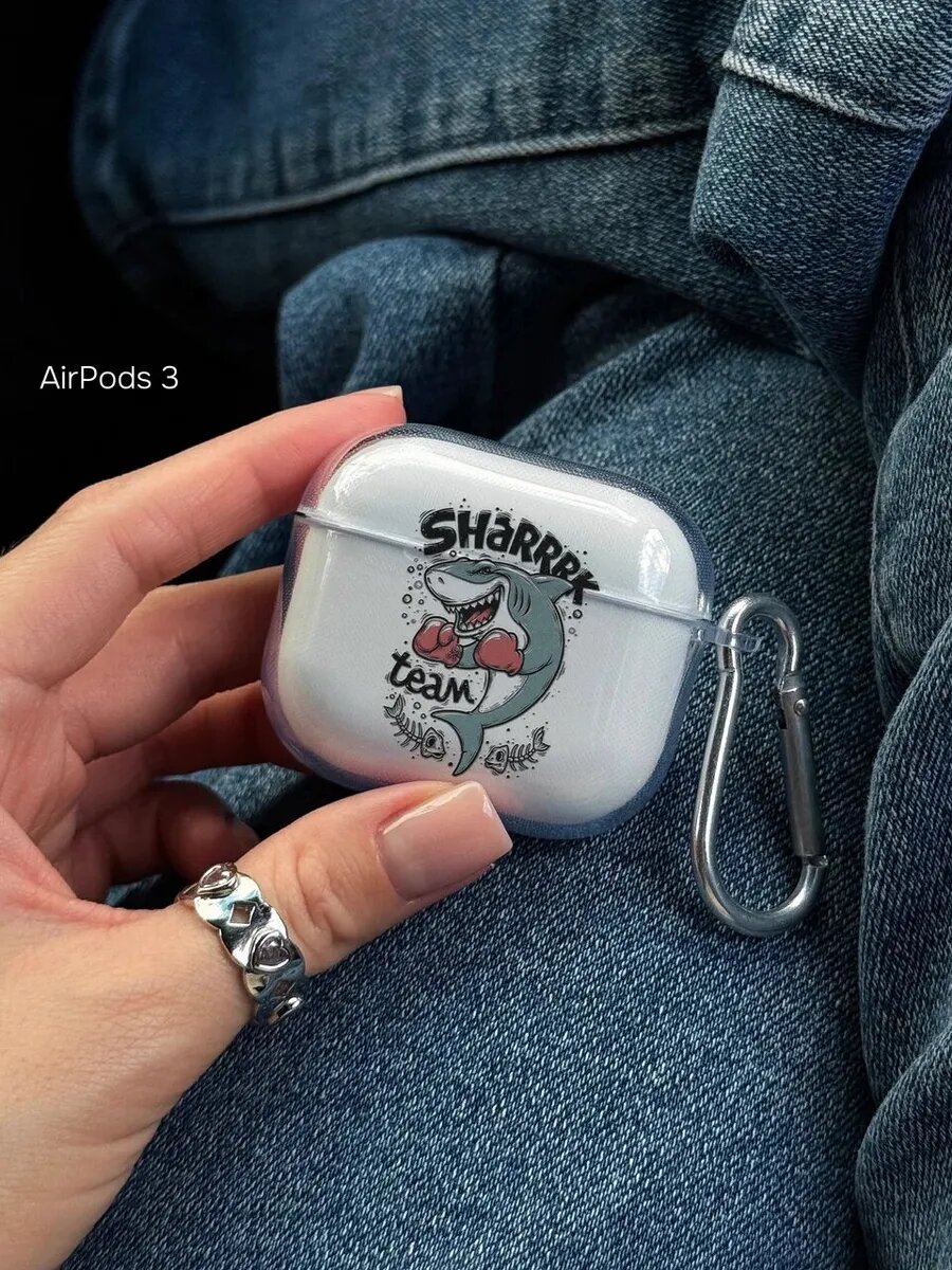 Чехол на AirPods 3 с акулой