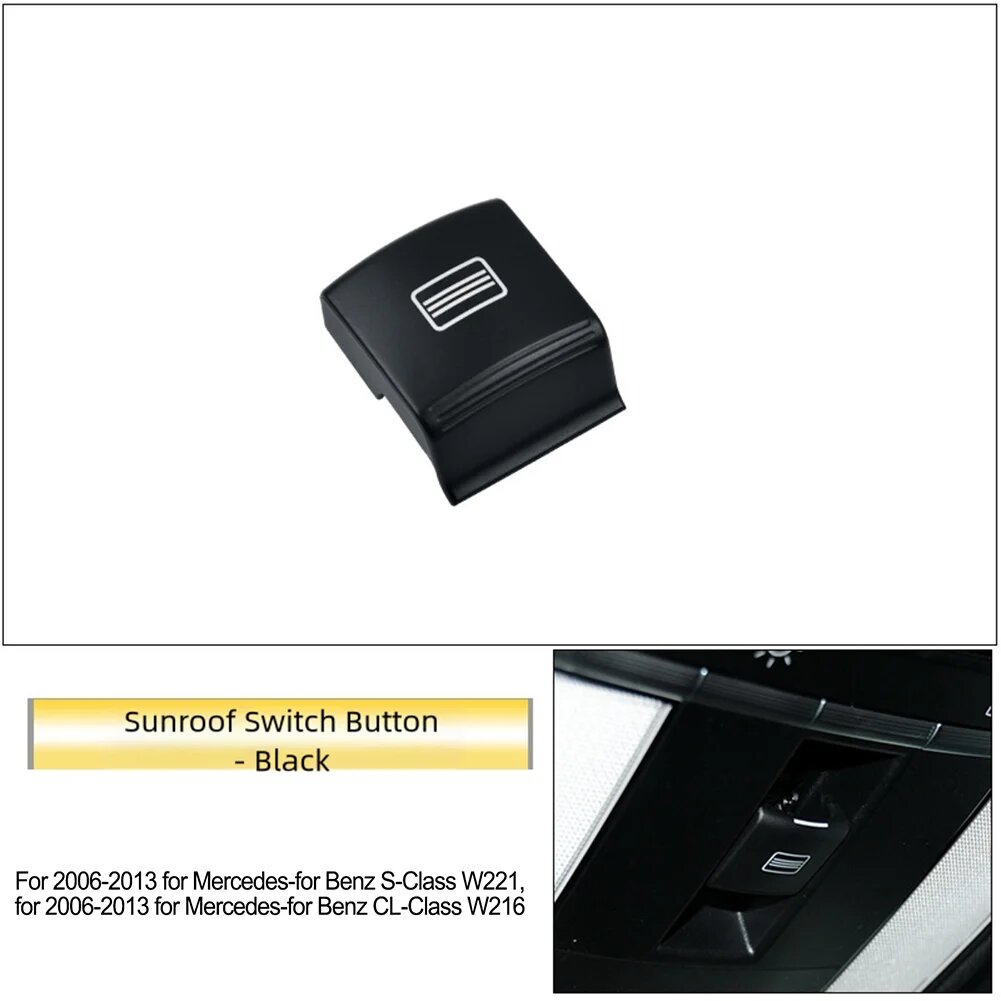 Кнопка люка для Mercedes S Class W221 CL Class W216 Black