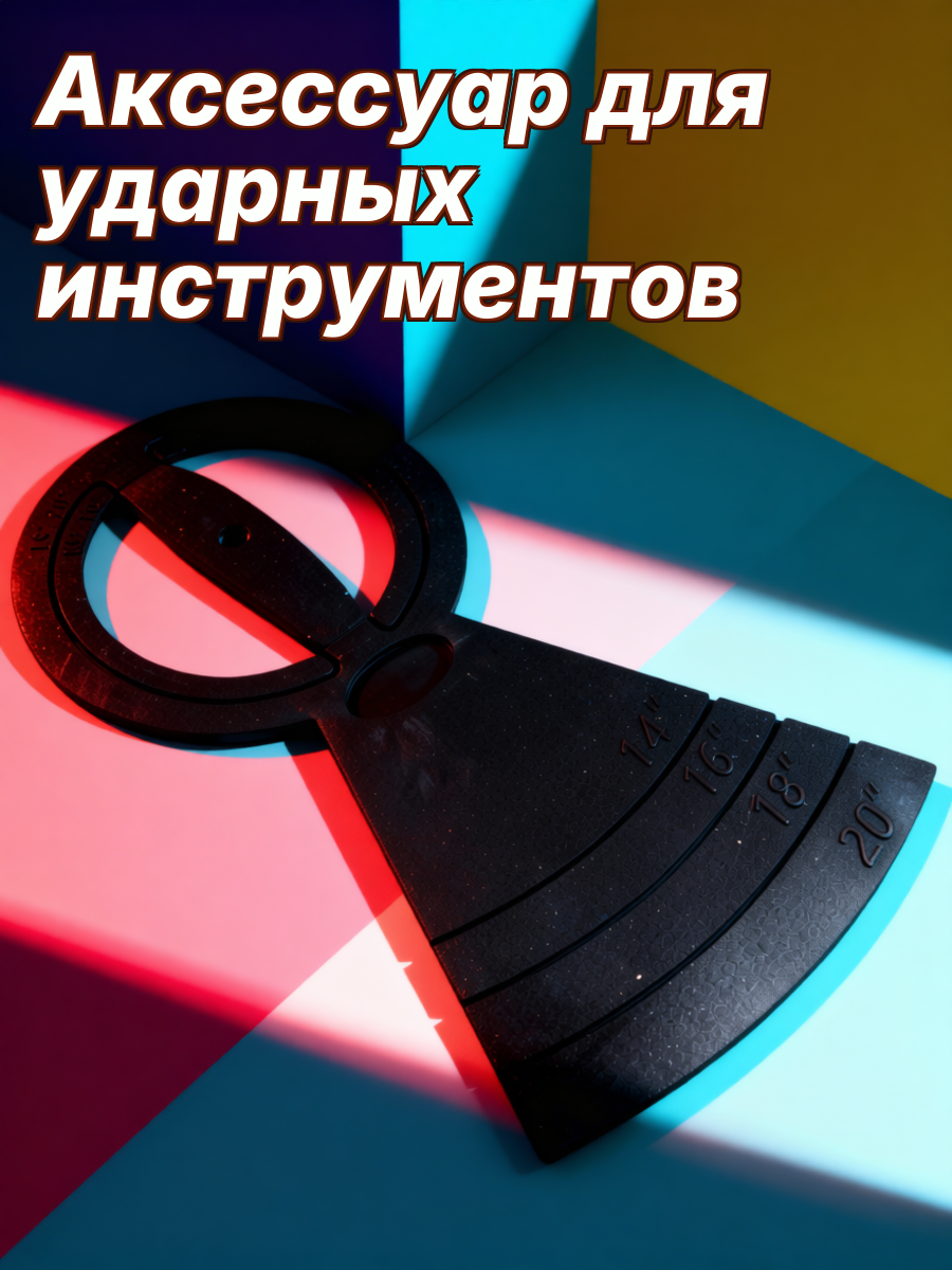 Профессиональный Фильтр Звука Для Ударных Инструментов Чёрного Цвета 35x18cm