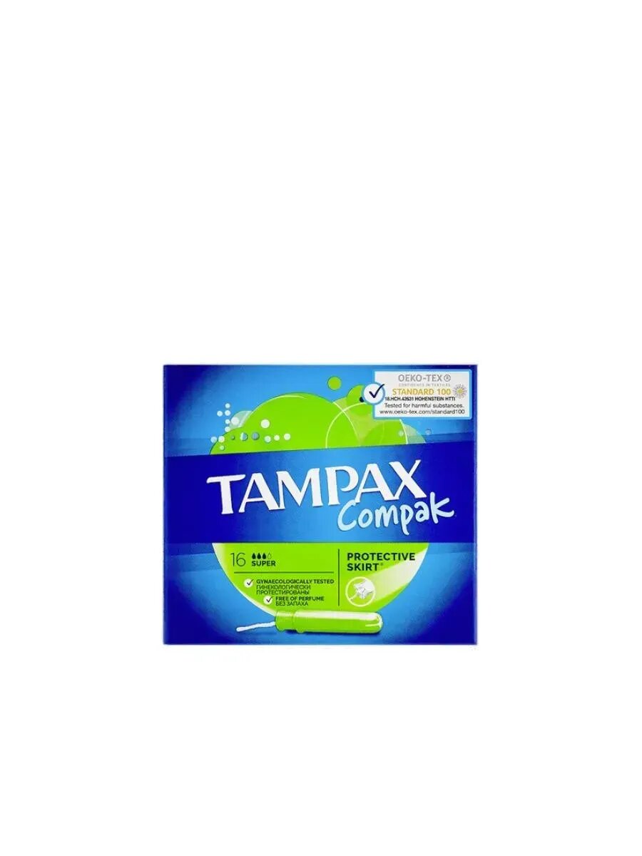 TAMPAX Compak Super, Тампоны, 16мл