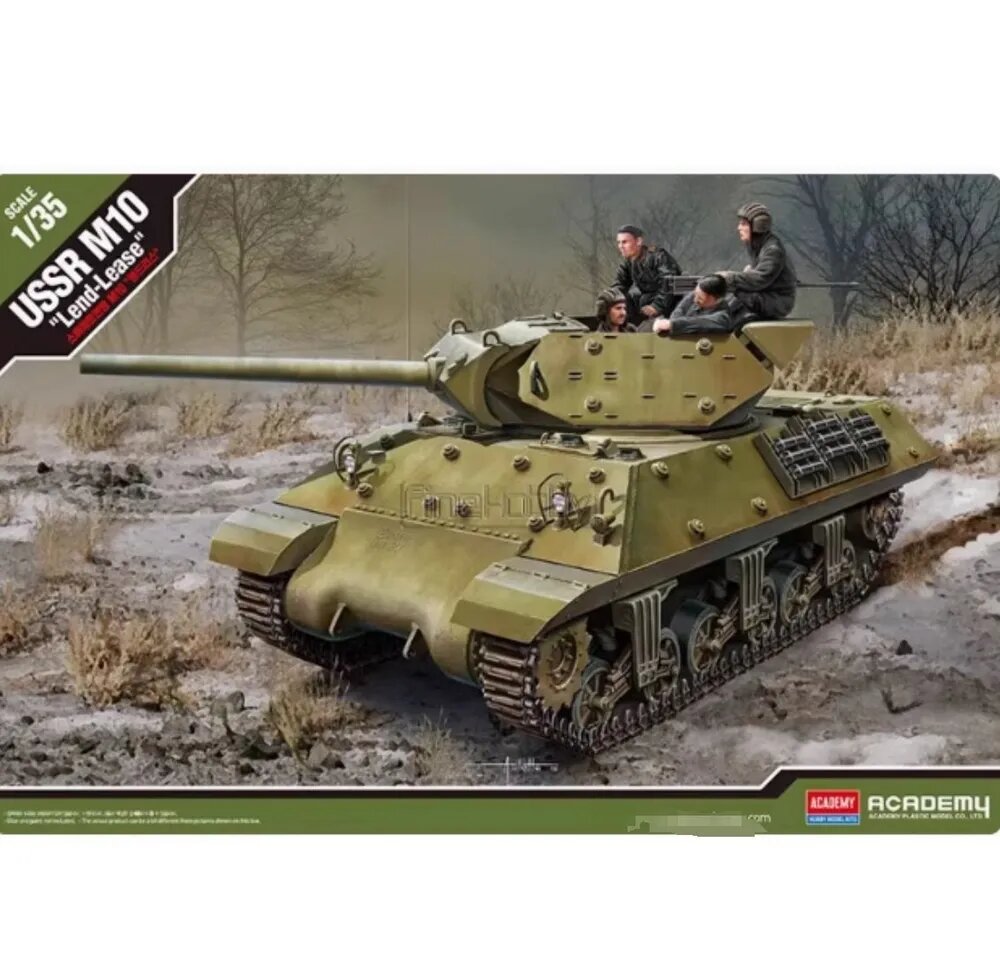 Academy 13521 1/35 USSR M10 "Lend-Lease" сборная модель танка