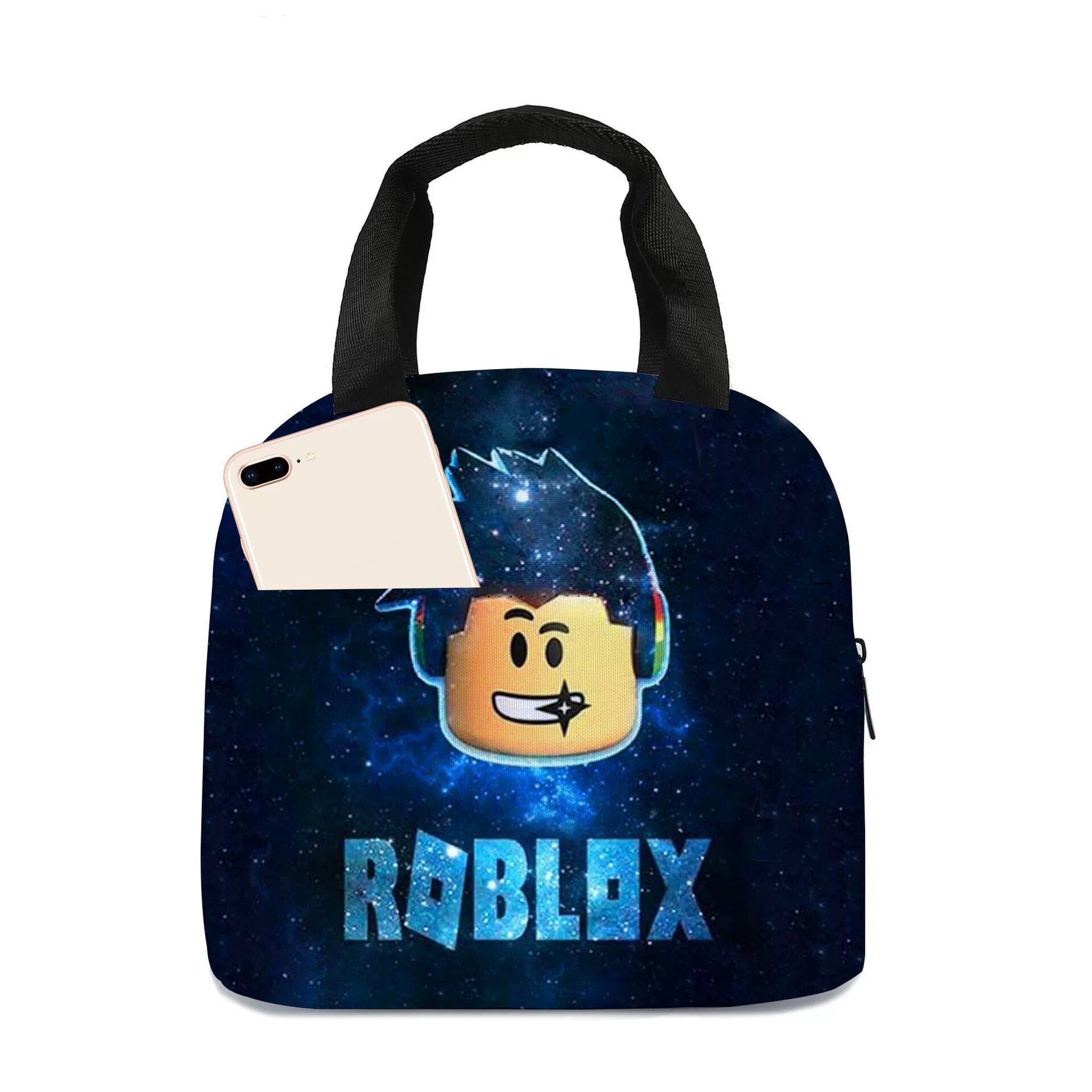 ROBLOX Детская сумка для обеда с ледяным пакетом для начальной и средней школы - Стиль 8