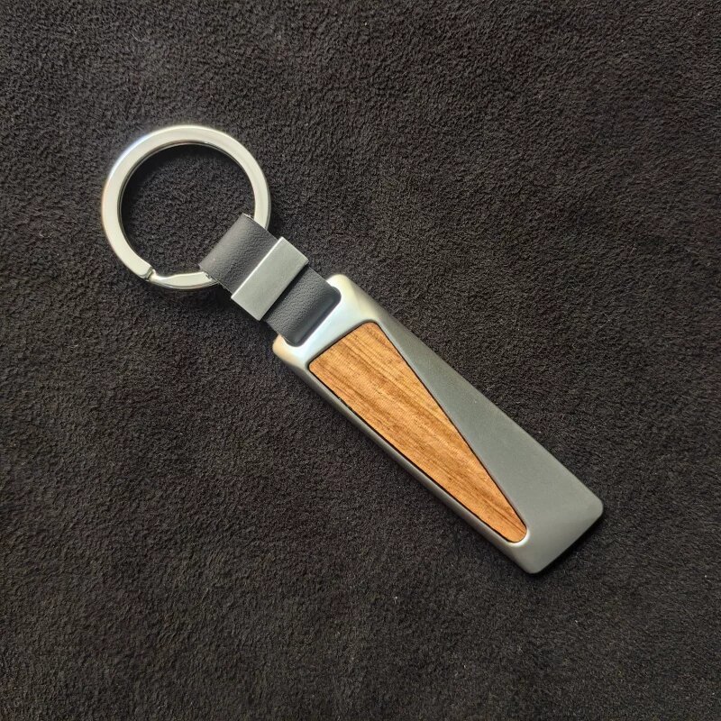 Розовое дерево ключ для Mazda без логотипа совместимый с моделями CX-5, CX-30, CX-8 - Натуральный деревянный ключ-кольцо