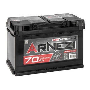 Аккумулятор ARNEZI agm start-stop 70 а/ч обратный r(+) 278х175х190 l3 en764 ARNEZI арт. e4060700