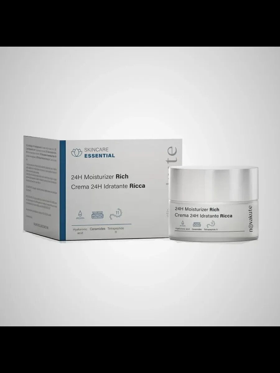 NOVAKUTE 24H Moisturizer Rich Насыщенный увлажняющий 50 мл