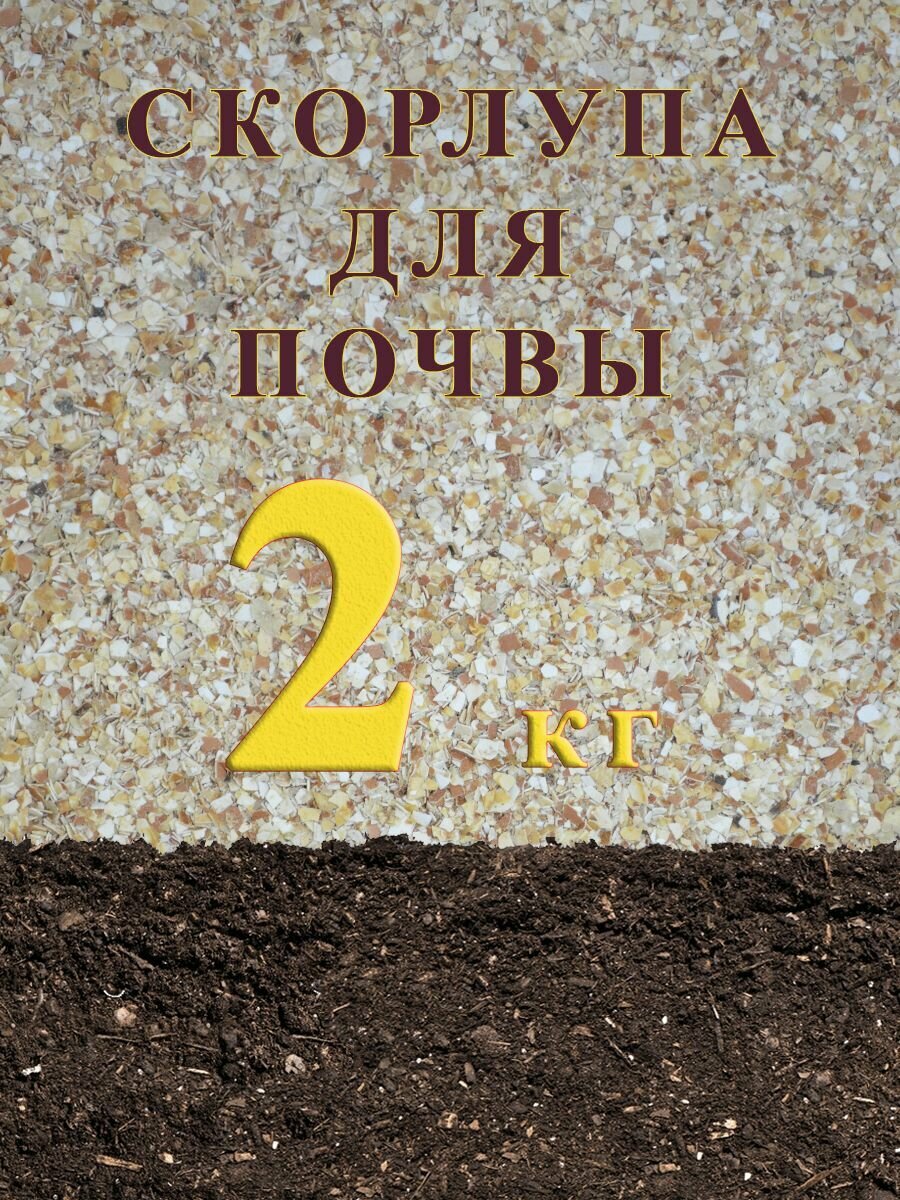 Скорлупа для почвы грунта