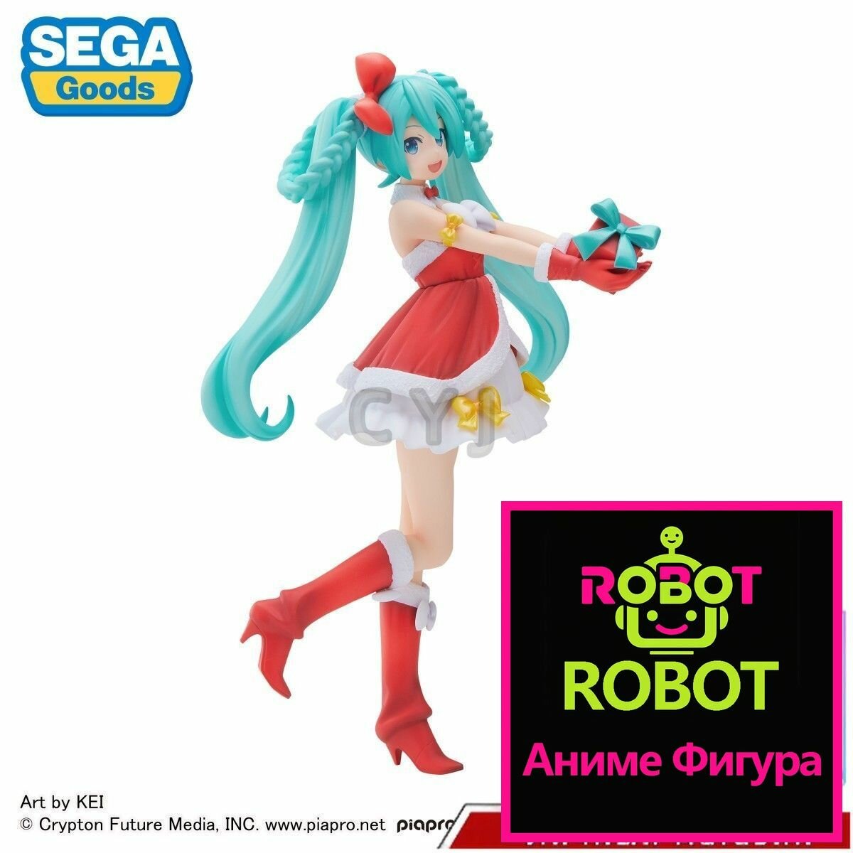 SEGA Аниме фигура/MIKU Super Premium Figure Christmas 2022/