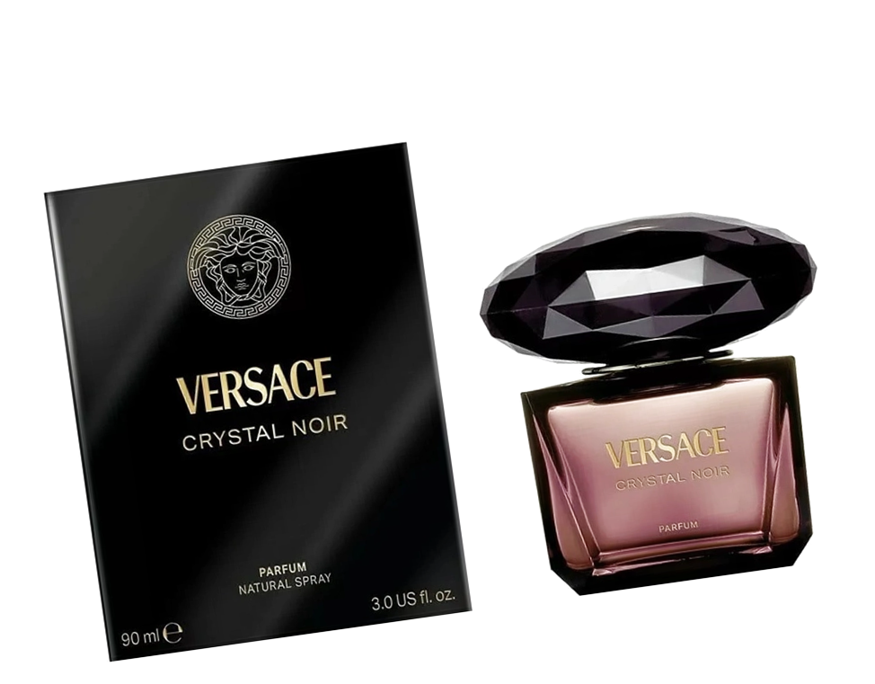 Versace Crystal Noir Parfum 90 мл - женские духи Версаче Кристал Нуар Парфам, аромат чёрный
