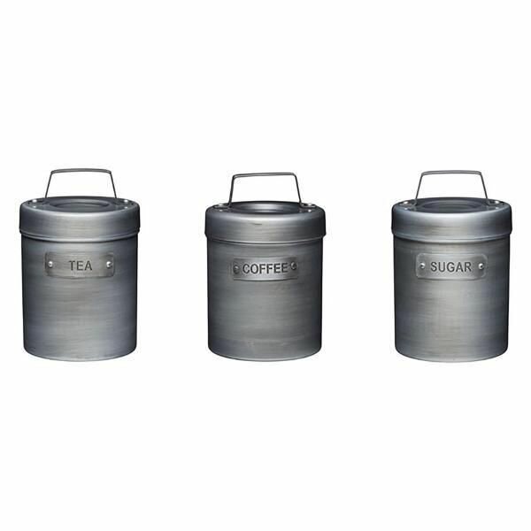 Kitchen Craft Набор емкостей для хранения чая, кофе и сахара 790мл Industrial Kitchen