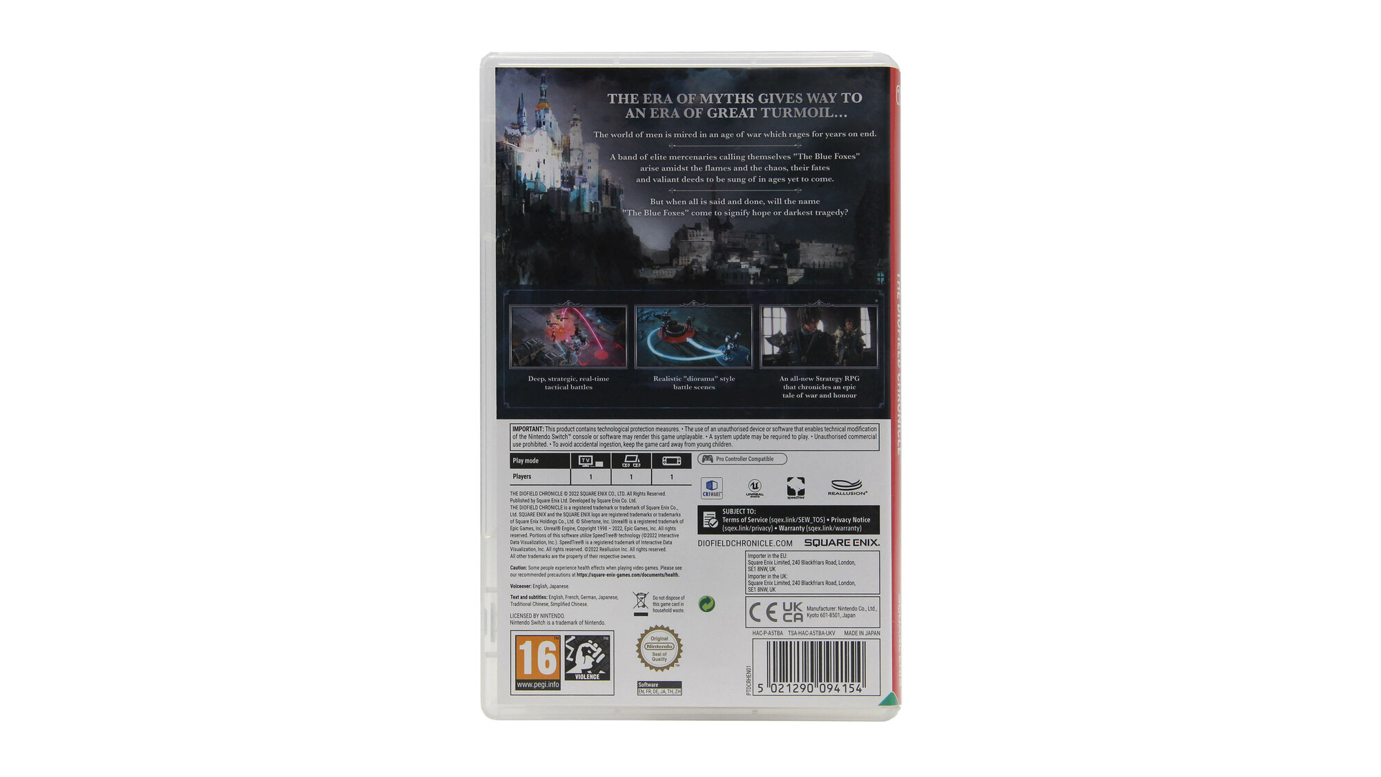 The DioField Chronicle (Nintendo Switch) Картридж, Английский язык — фото 1
