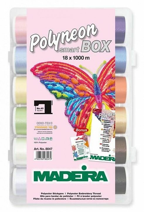 Набор вышивальных ниток Madeira Polyneon 18*1000м