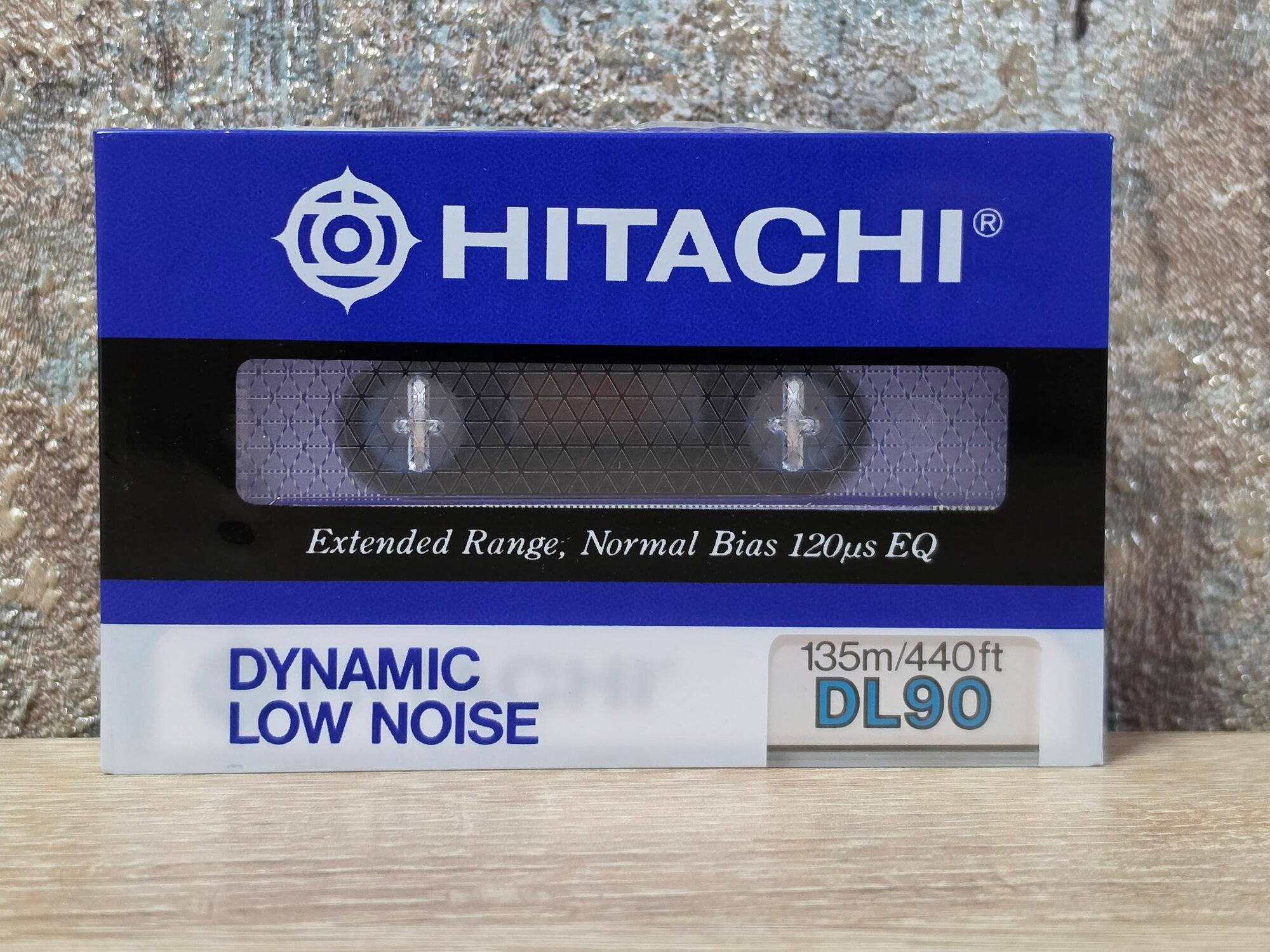 Аудиокассета HITACHI DL синий