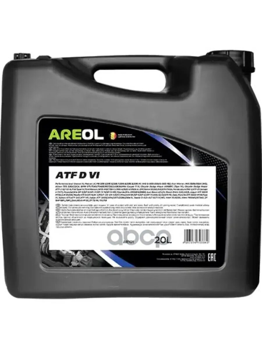 Areol Atf D Vi (20L)_ Трансм. для Акпп! Синт, Красн Gm Dexron