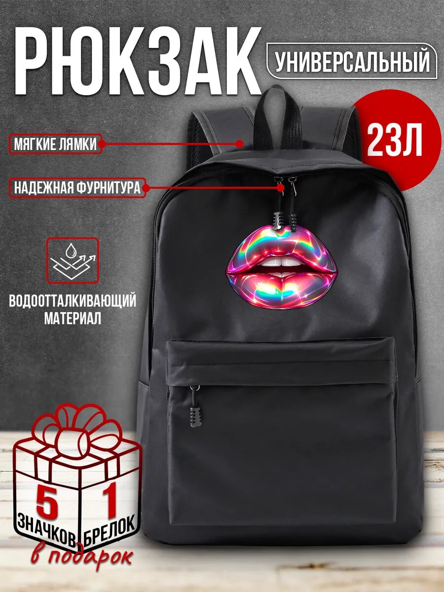 Рюкзак Cutecore Kawaii Кавай Губы