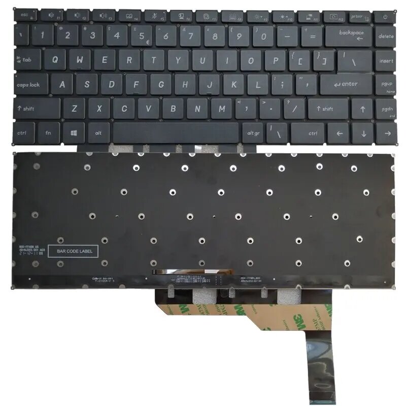 Клавиатура для MSI Modern 15 A10M US/Spanish, черная