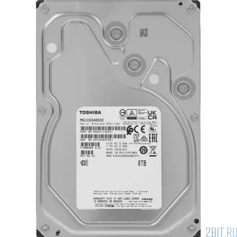 Жесткий диск Toshiba SAS 3.0 8TB MG10SDA800E Enterprise Capacity 4KN (7200rpm) 512Mb 3.5"