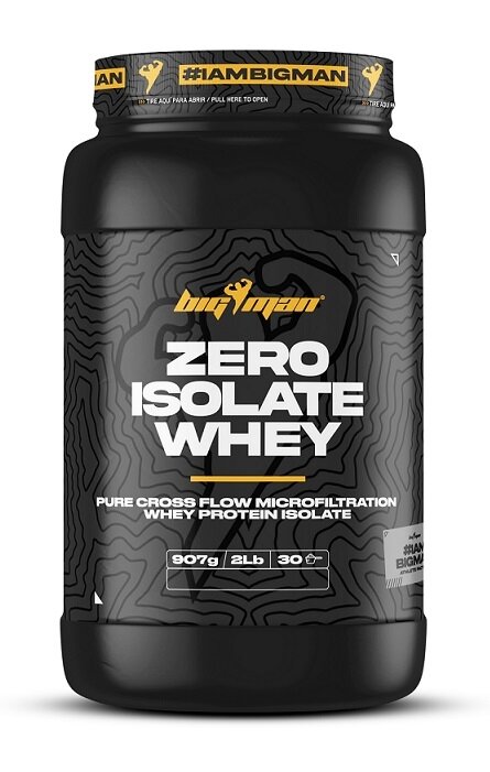 BigMan Nutrition Zero Isolate Whey (907 гр) - Ваниль с Корицей