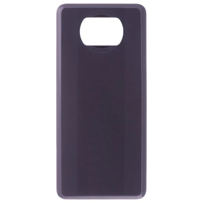 Задняя крышка для Xiaomi Poco X3 / Poco X3 NFC (M2007J20CG) / Poco X3 Pro (M2102J20SG) (серый)