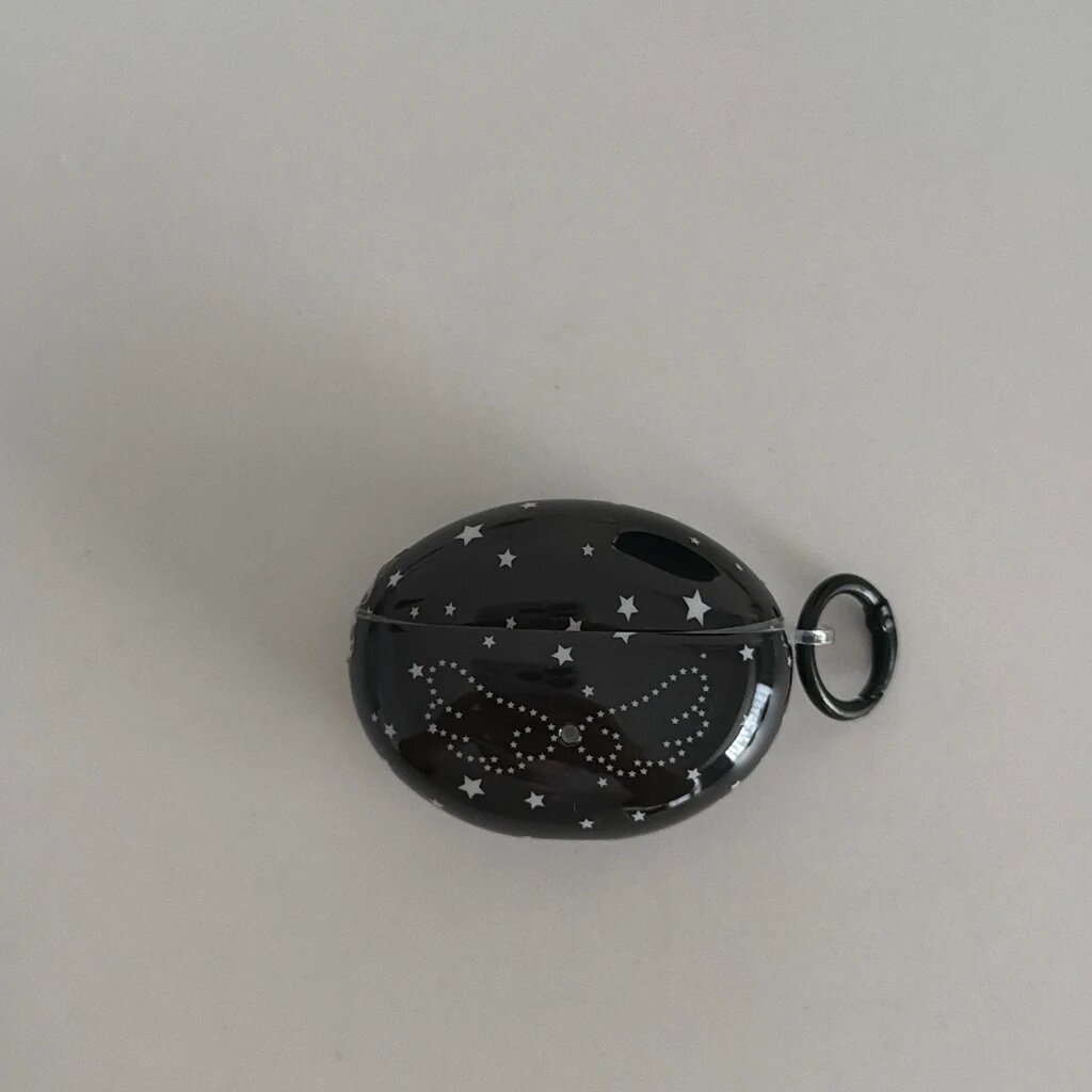 Чехол для Huawei FreeBuds, черный, корейский стиль