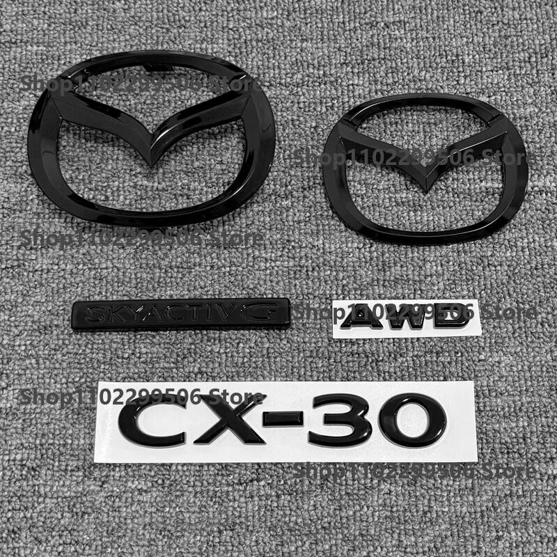 Эмблема MAZDA CX-30, черный глянец