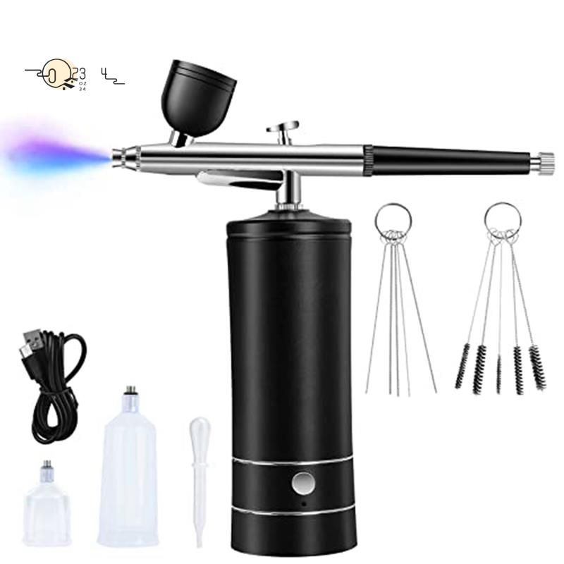 (X Y N S) 1 SET Airbrush Kit Перезаряжаемый Беспроводной Компрессор Для Аэрографа Набор Аэрографов
