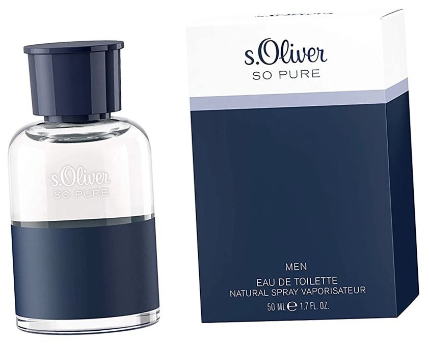 S Oliver So Pure Men туалетная вода 50 мл для мужчин - аромат С Оливер Со Пур Мэн