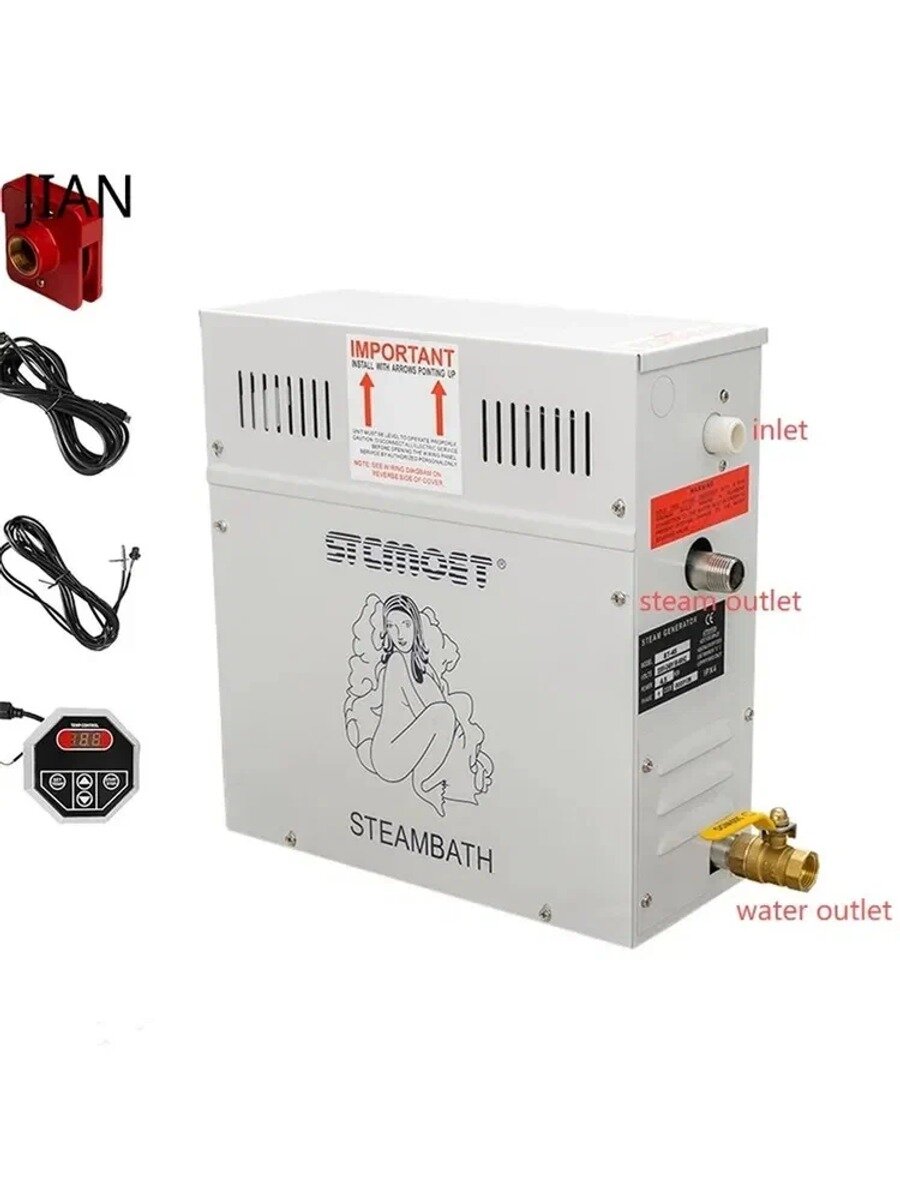 БаняПарогенератор 4.5 кВт,220V, домашняя сауна-HanMin, Тепловая мощность, кВт 4500