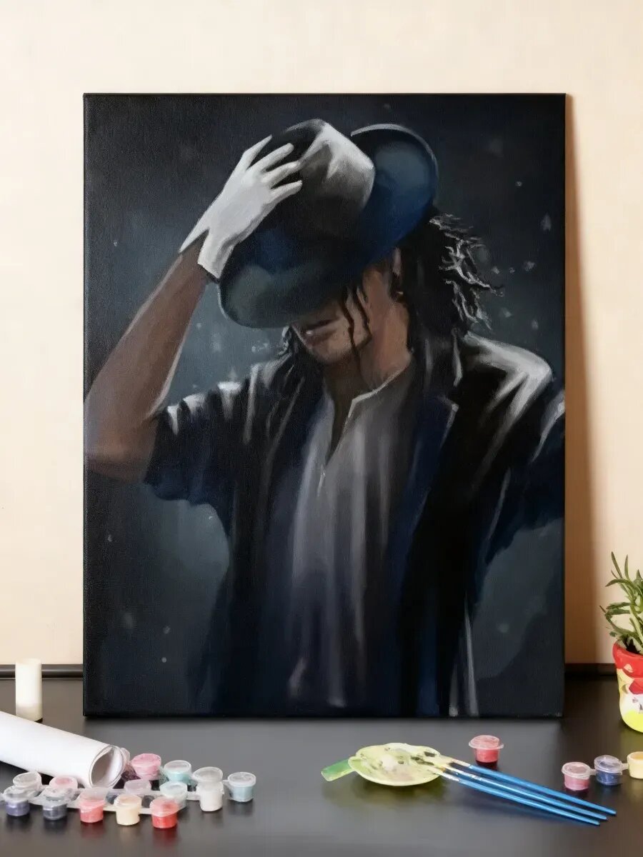 DIY картина Michael Jackson холст с фото на заказ