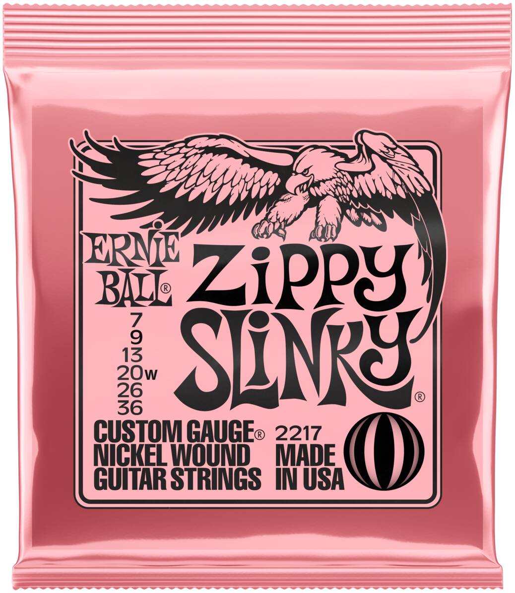 ERNIE BALL 2217 Nickel Wound Slinky Zippy 7-36 - Струны для электрогитары