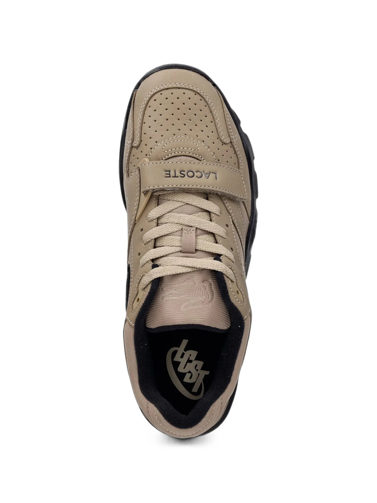 Кроссовки LACOSTE Game Trainer Pro touch-strap perforated sneakers, размер 11 — фото 1