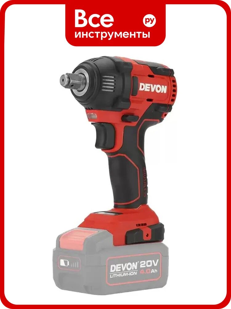 Аккумуляторный гайковерт DEVON без аккумулятора и ЗУ 5733-Li-20S2