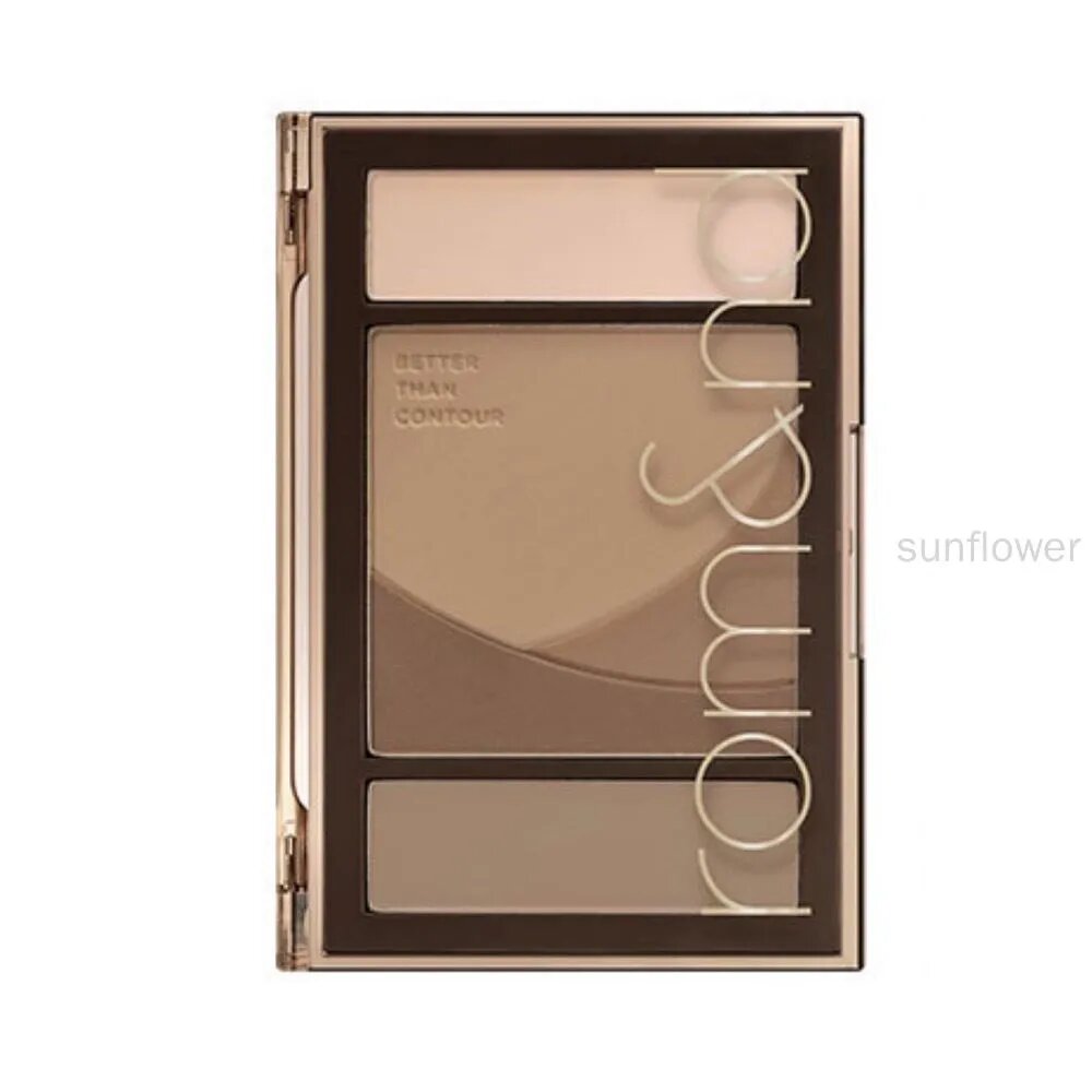 ROM&ND Палетка для контуринга лица Better Than Contou, 01 Neutral Warm, 1 шт